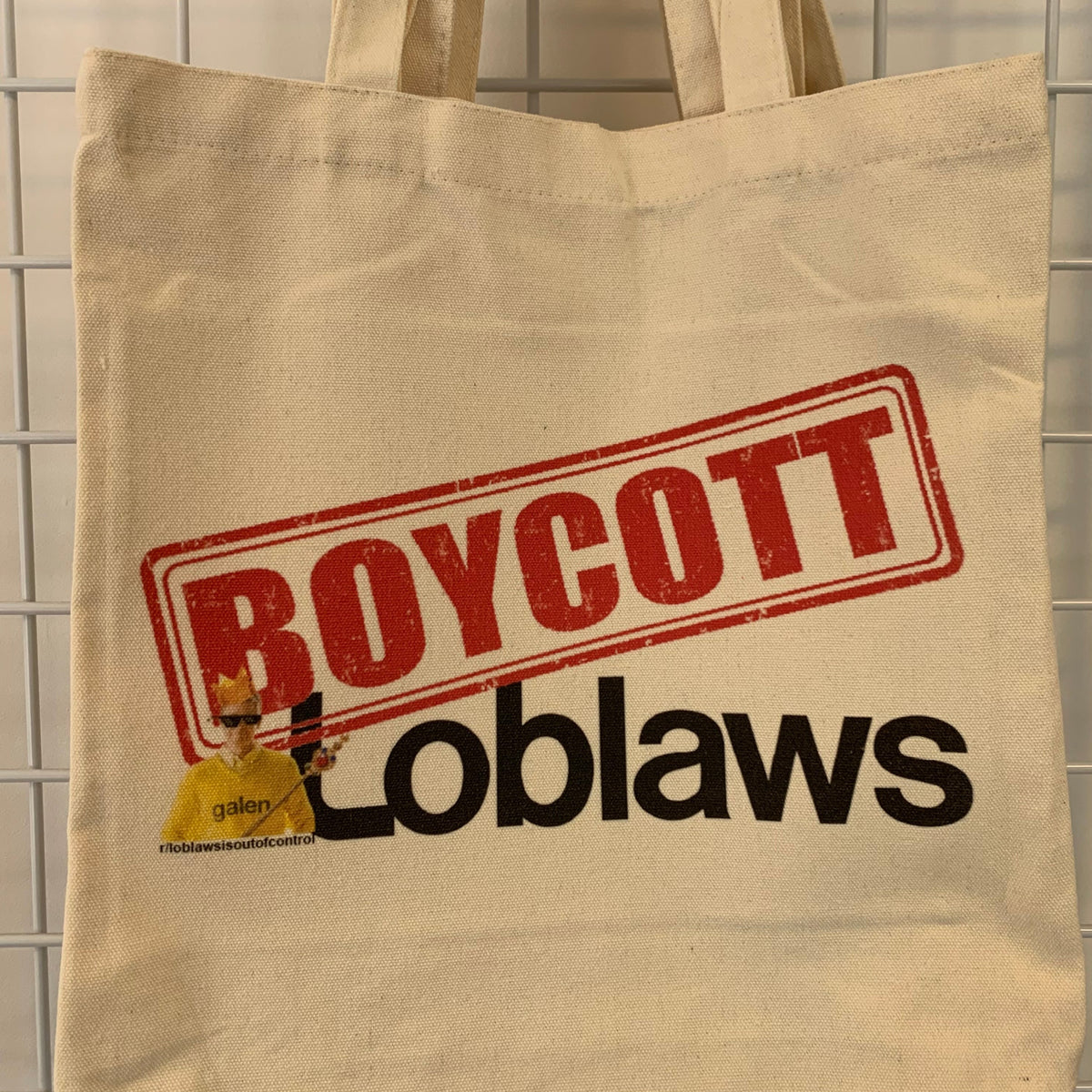 Boycott Loblaws Tote Bag – Cutouts Canada