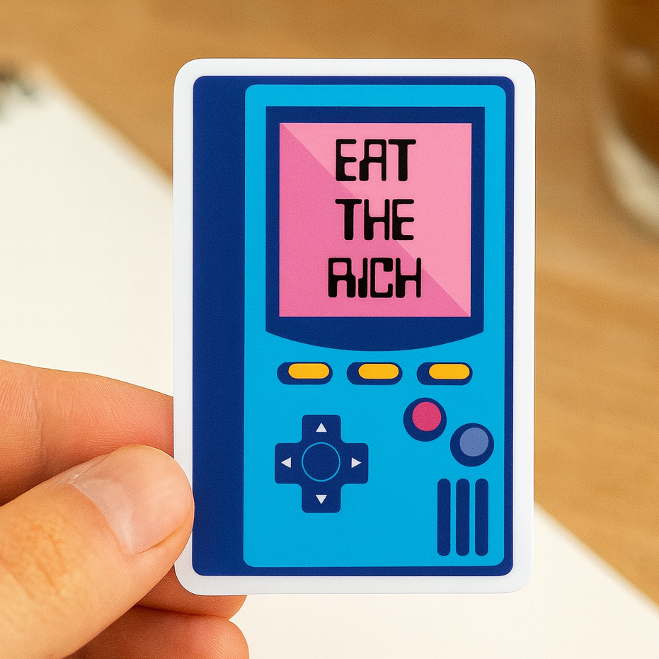 Eat the Rich Sticker – Cutouts Canada