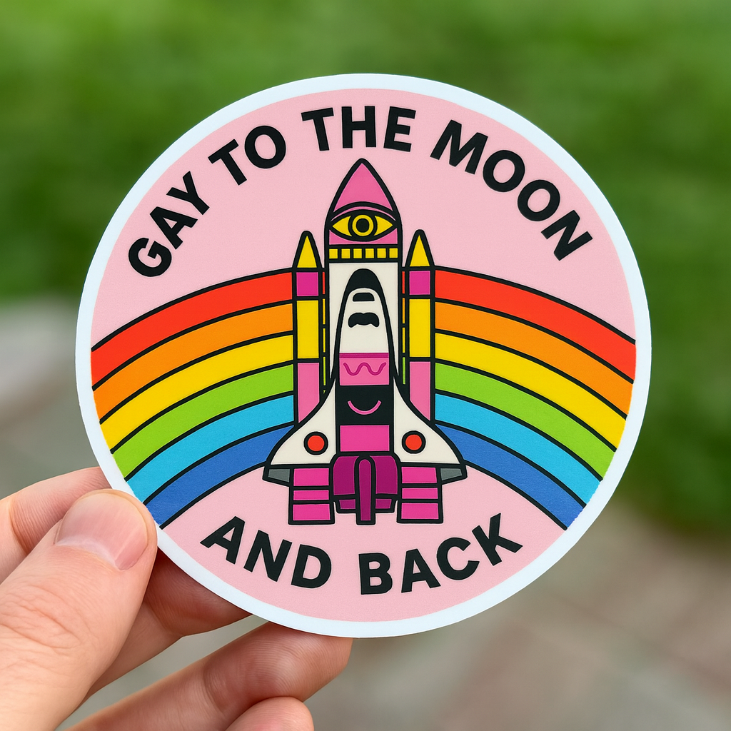 Gay Pride Sticker – Cutouts Canada