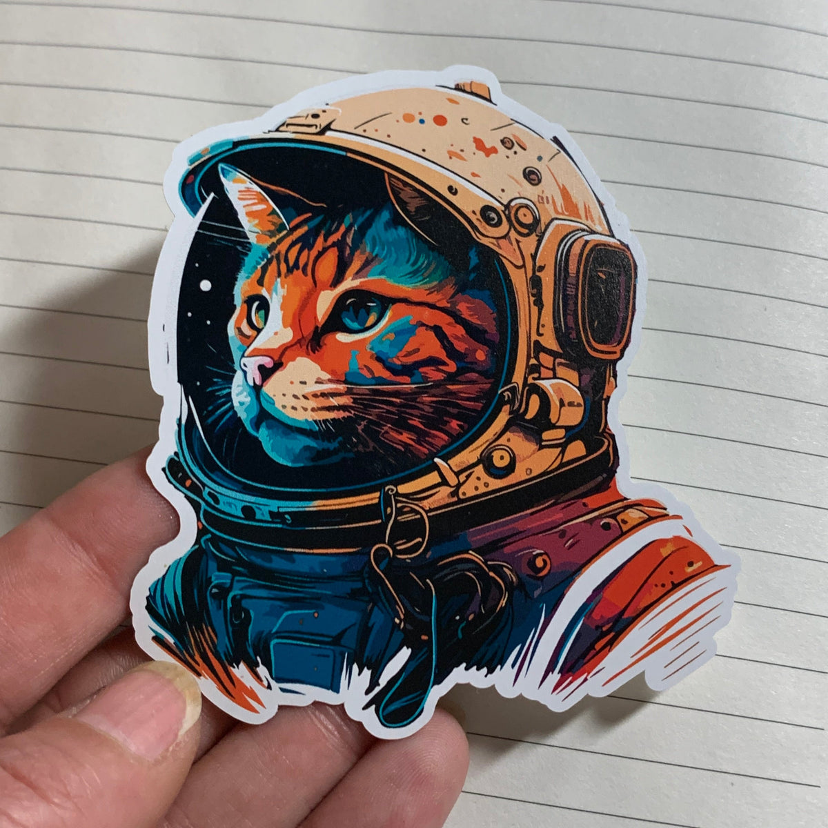 Space Cat Sticker – Cutouts Canada