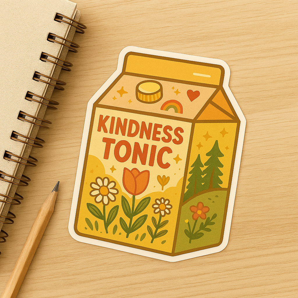 Kindness Tonic Sticker – Cutouts Canada