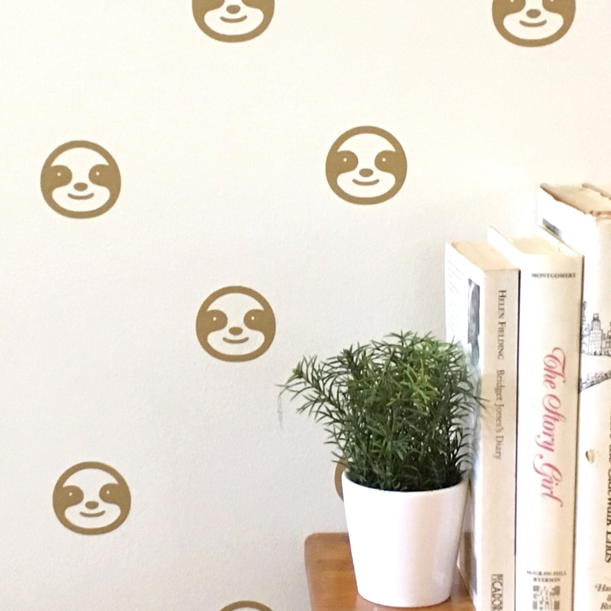 Sloth Removable Vinyl Wall Decals - Cutouts Canada